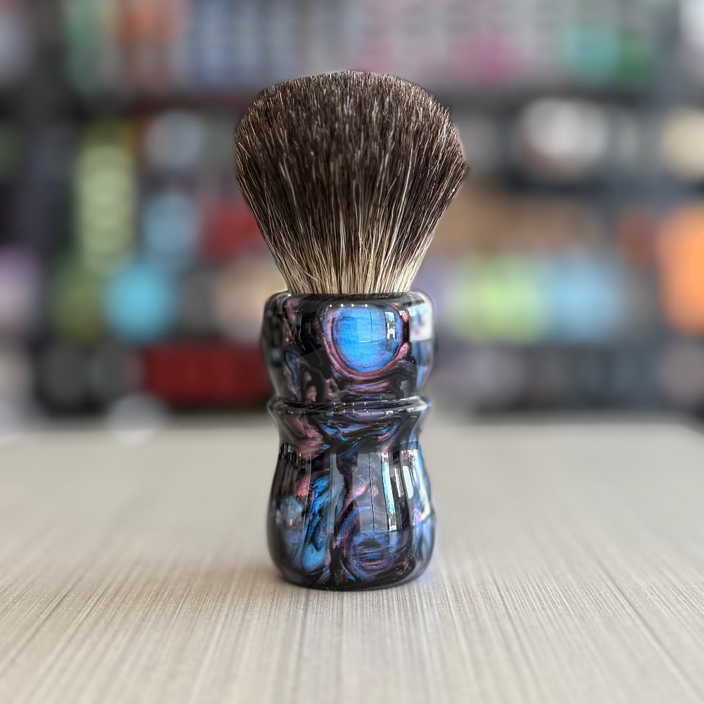 TRC American Forge 26mm Chocolate Doughknot Bulb Knot Resin Handle Sha – The Razor Company