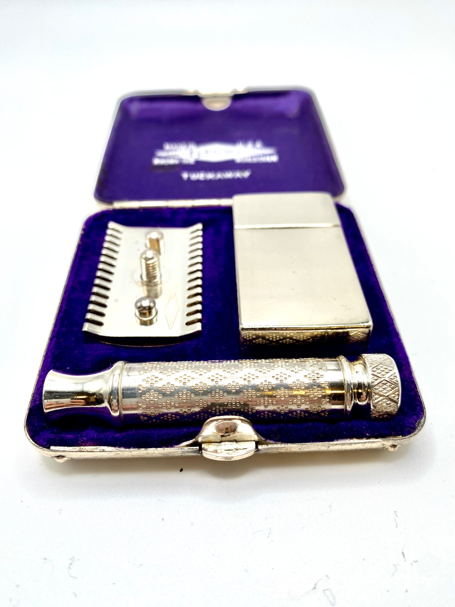 1928 Gillette Nickle Tuckaway – The Razor Company