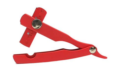 Irving Barber Co. - "Cerakoted" Red Shavette Razor – The Razor Company