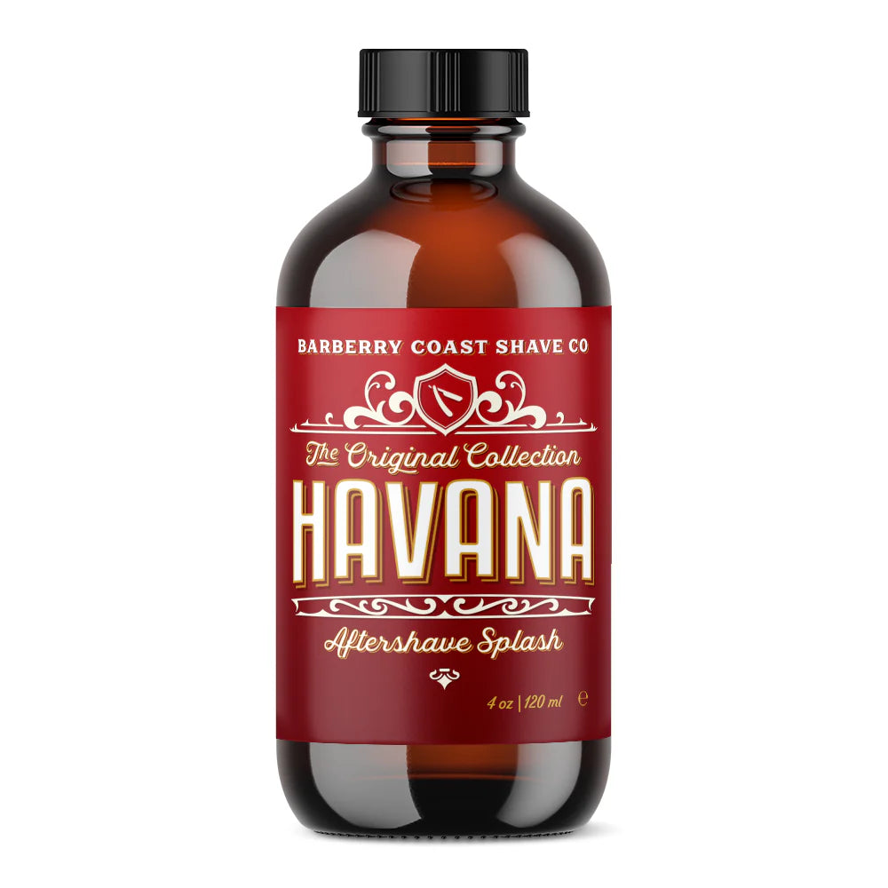 Barberry Coast Havana Aftershave Splash 4oz | TRC – The Razor Company