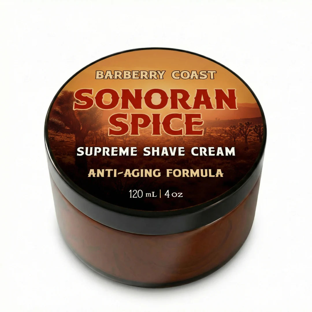 Barberry Coast Supreme Shave Cream Sonoran 4oz | TRC – The Razor Company