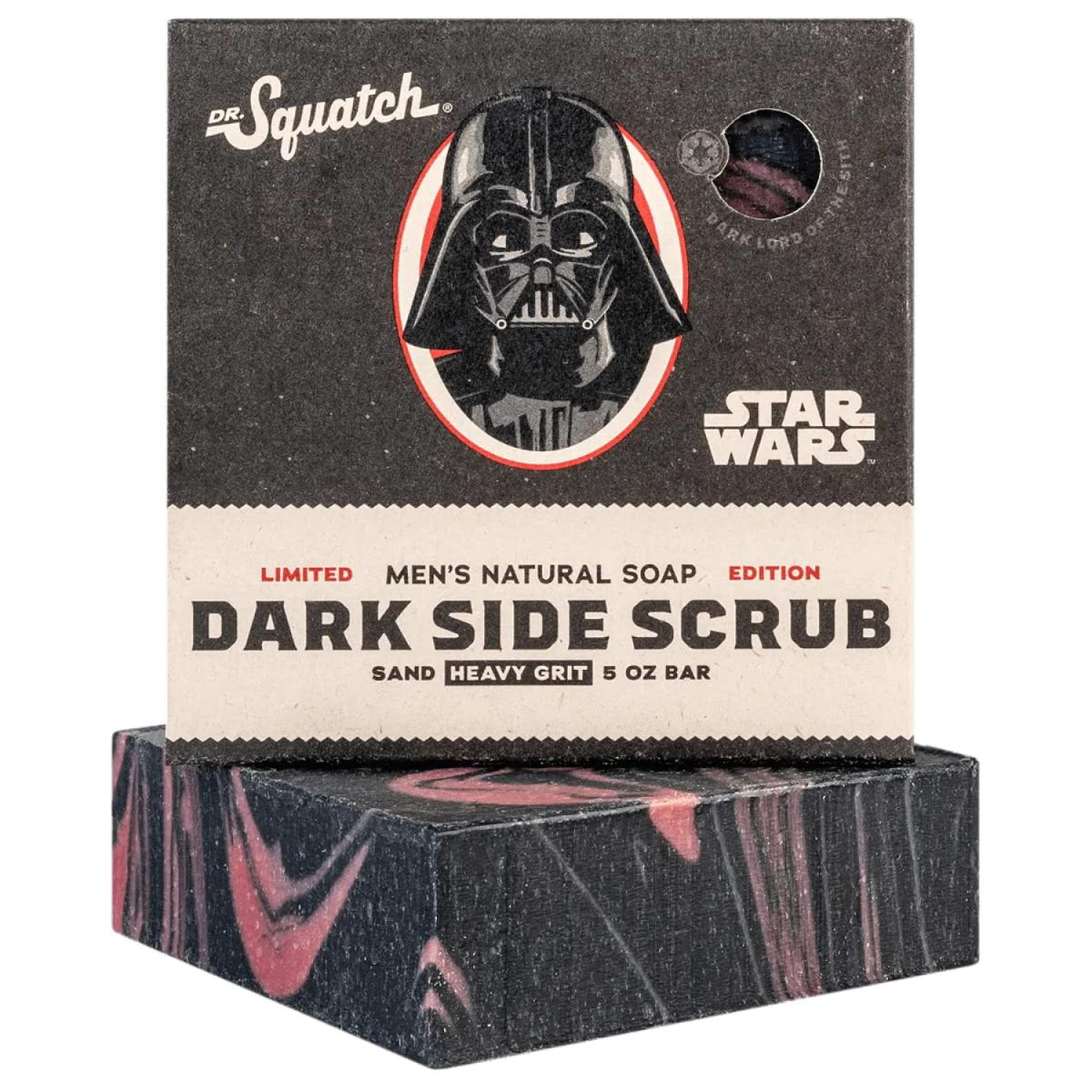 Dr. Squatch Dark Side Scrub Bar Soap 5oz | The Razor Company