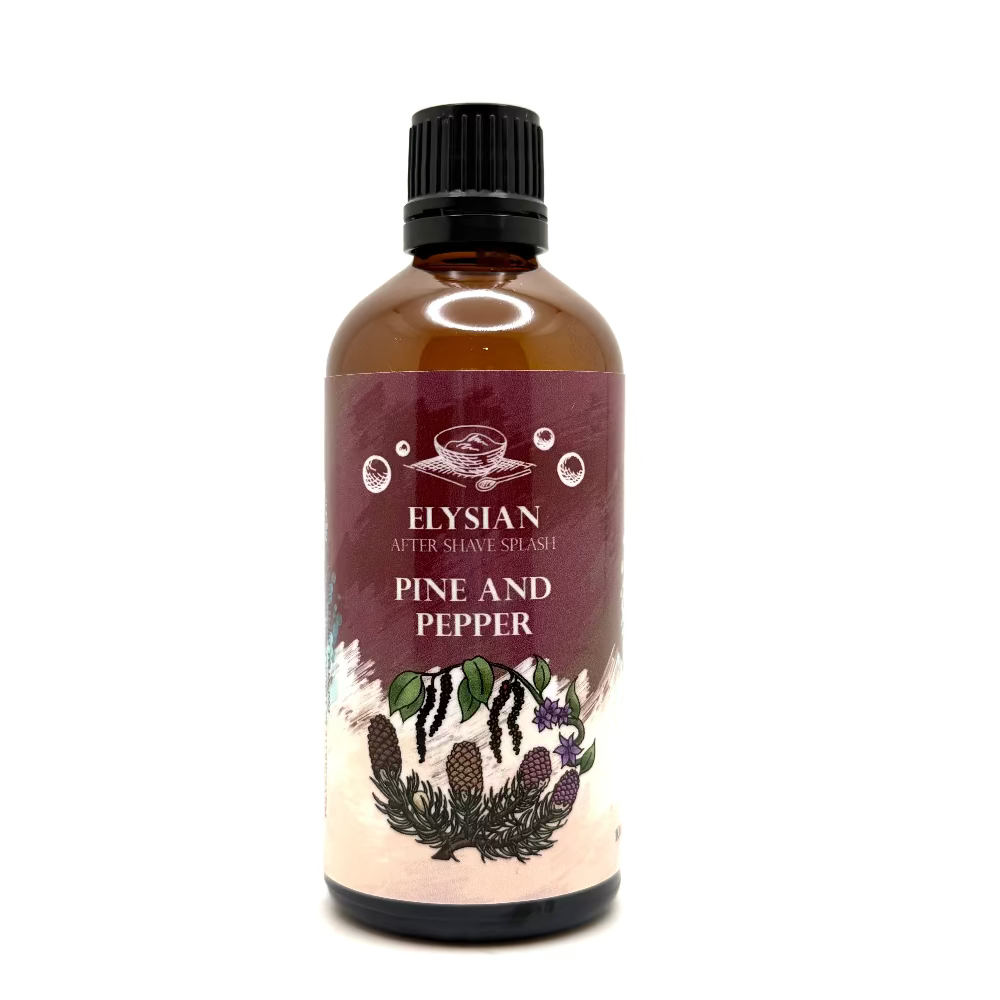 Elysian Pine and Pepper Aftershave Splash | The Razor Company