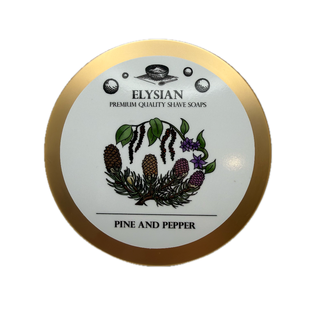 Elysian Pine and Pepper Shaving Soap | The Razor Company