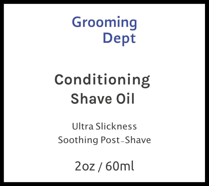 Grooming Dept Conditioning Shave Oil |The Razor Company