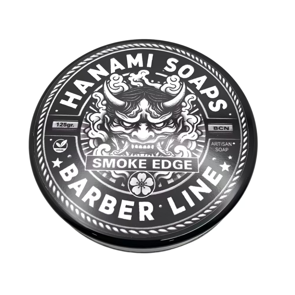 Smoke Edge Shaving Soap 125g | Hanami Soaps | The Razor Company