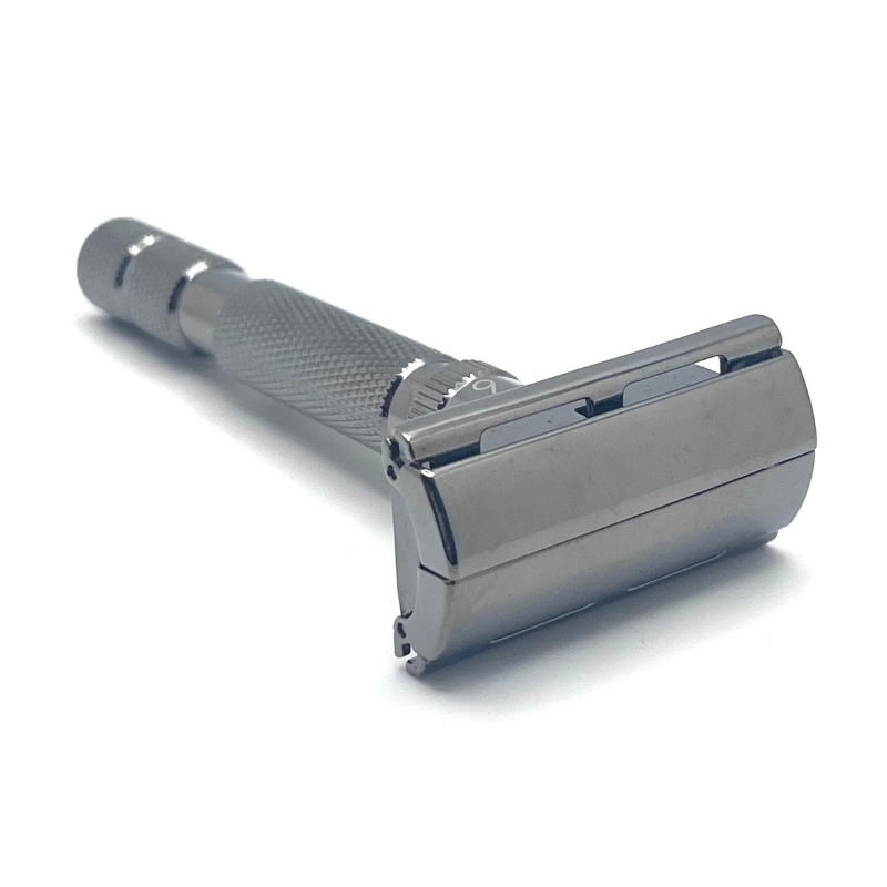 Pre-Owned Rockwell Model T Gunmetal Safety Razor – The Razor Company