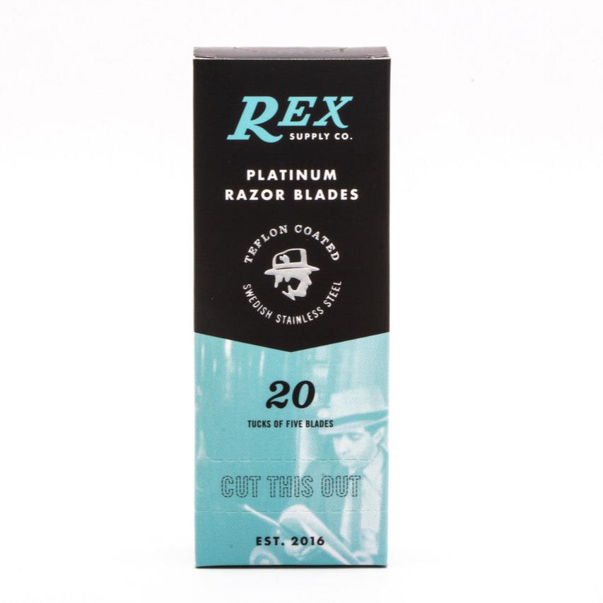 Rex Supply Co. - Platinum Double Edge Razor Blades – The Razor Company