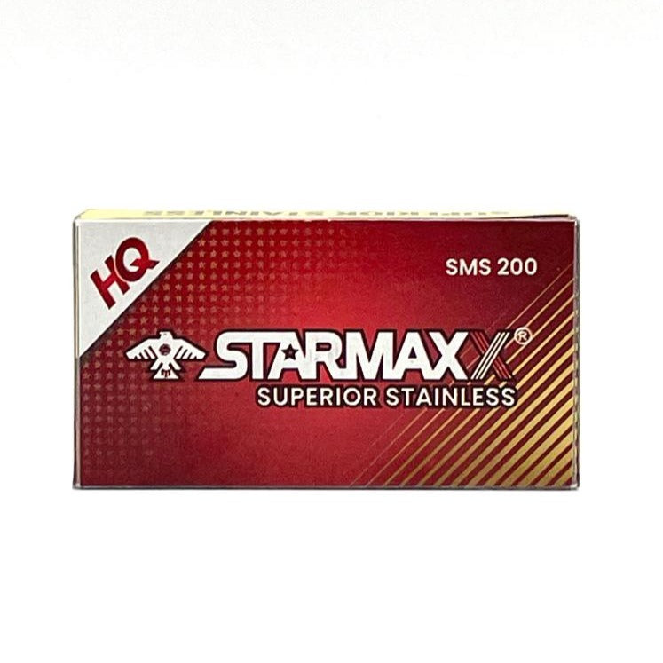 StarMaxx - Superior Stainless Double Edge Razor Blades - Pack of 5 Bla ...