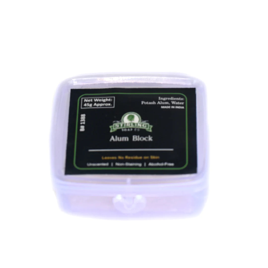 Stirling - Alum Block - 45g | Free Shipping – The Razor Company