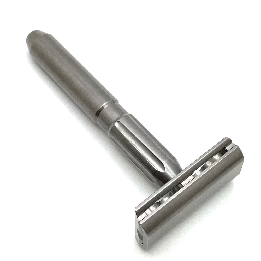 TRC - Stainless Steel Double Edge Safety Razor - Tumbled - – The Razor ...