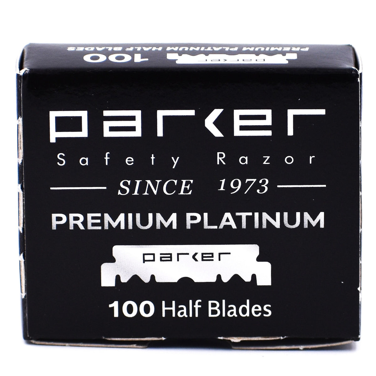 Parker Premium Platinum Saloon Style Single Edge Half Blades for Barbe ...