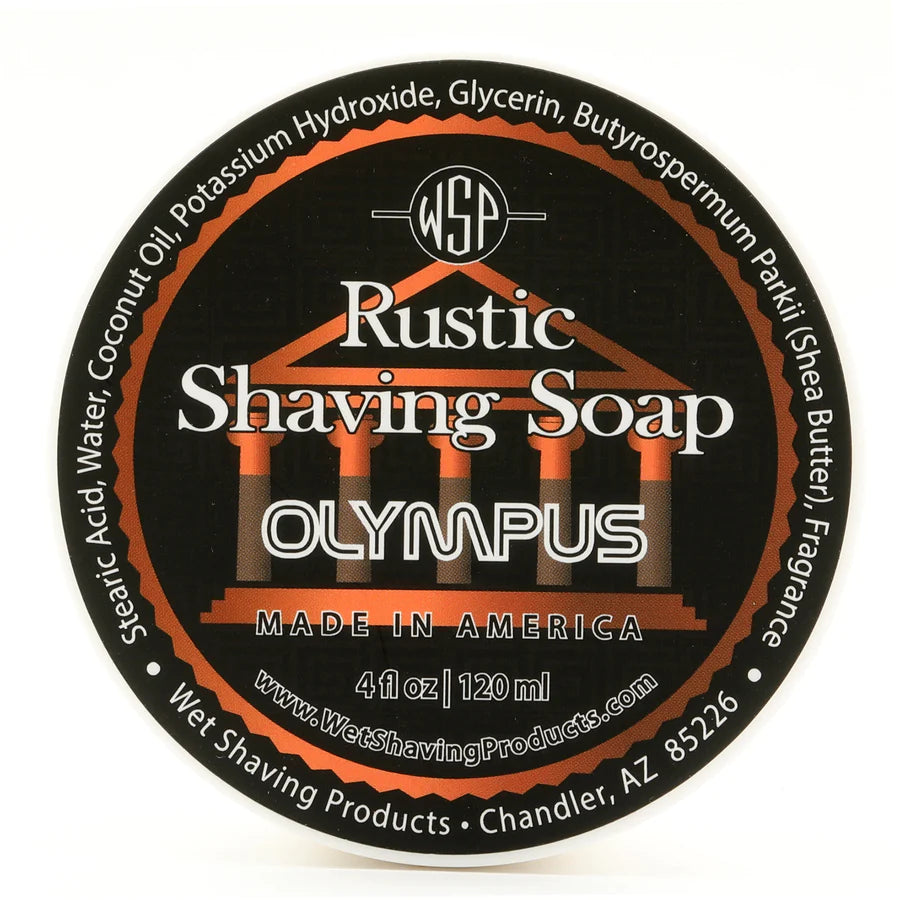 WSP Olympus Rustic Shaving Soap 4oz | The Razor Company